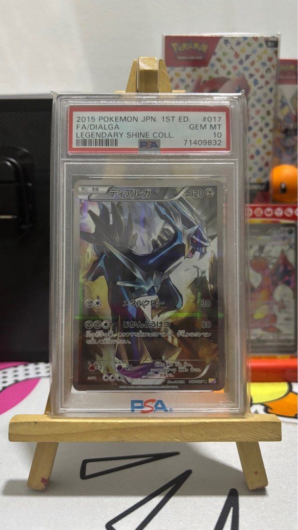 Pokemon Dialga 17 Legendary Shine Collection JP PSA10 Slab, Hobbies ...