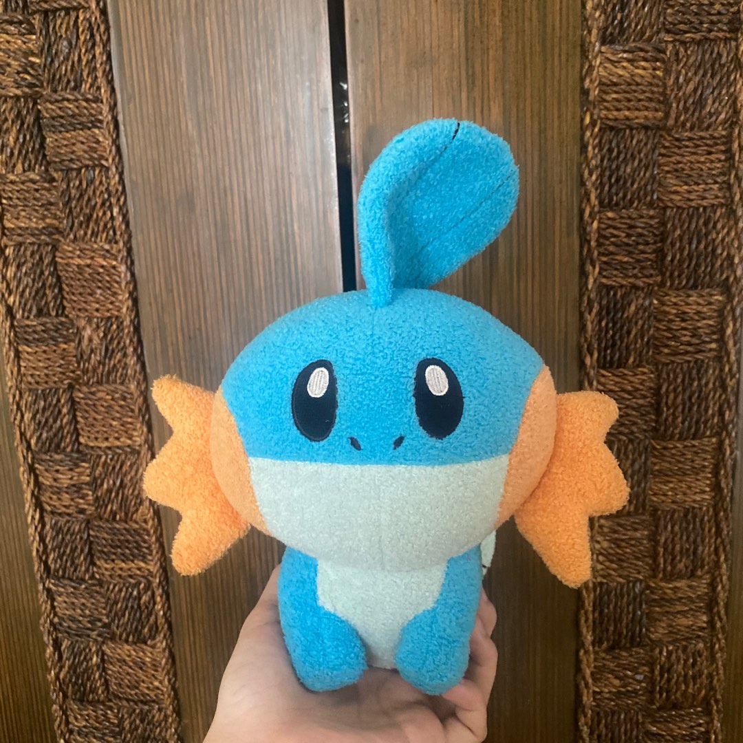 Pokemon Mudkip Plushie, Hobbies & Toys, Toys & Games on Carousell
