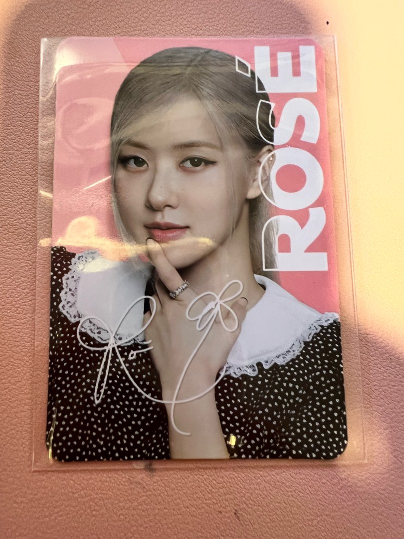 Rose Blackpink Oreo Official Photocard, Hobbies & Toys, Memorabilia ...