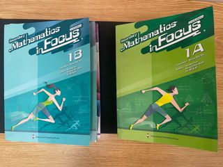 Secondary Mathematics in focus 1a 1b, 興趣及遊戲, 書本 & 文具, 教科書 - Carousell