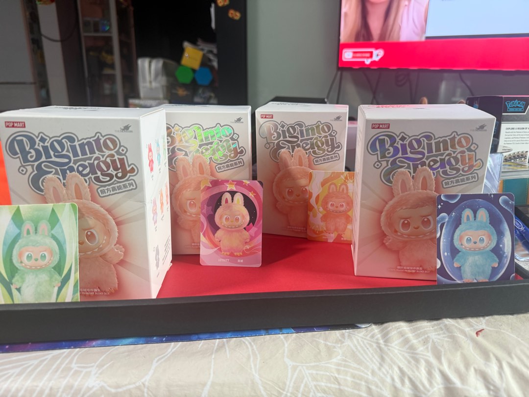 Selling Labubu V3 Big Into Energy, Hobbies & Toys, Toys & Games on ...