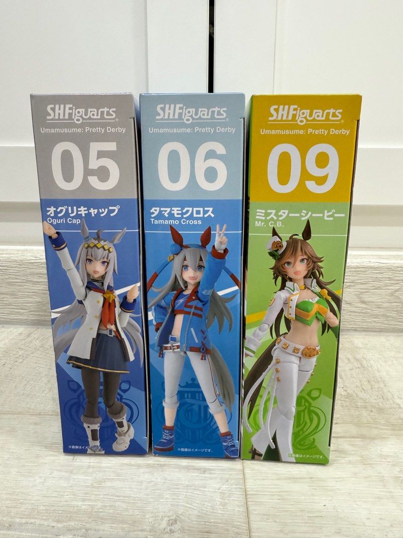 SHF Umamusume Uma Musume Oguri Cap Tamamo Cross Mr CB C B Cinderella Grey Pretty Derby NM ...