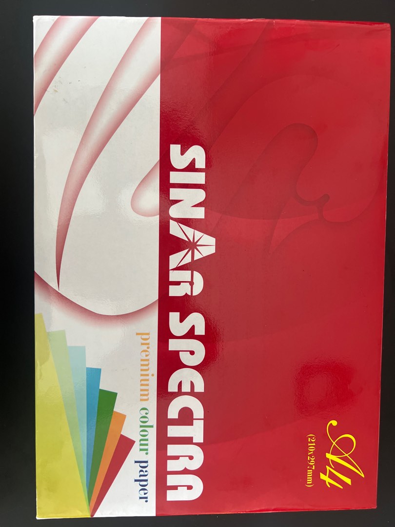 Sinar Spectra A4 Premium Colour Paper, Hobbies & Toys, Stationery ...