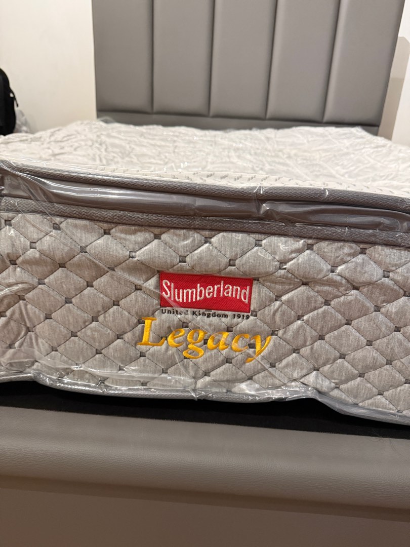 Slumberland Legacy Bed Frame with Storage and Mattress, Furniture ...