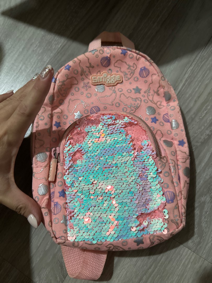 Smiggle Sequin Mini Backpack, Babies & Kids, Babies & Kids Fashion on ...