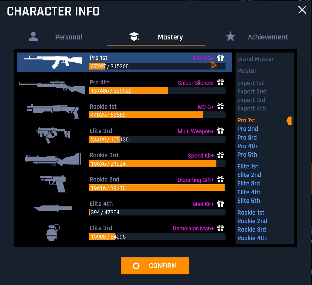 Stacked BLACKSHOT SEA Account - General Rank, Video Gaming, Video Games ...