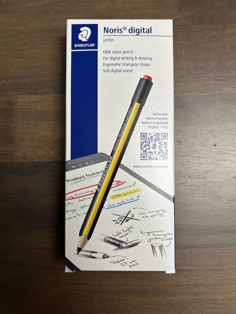 Staedtler Noris Jumbo Digital EMR Stylus, Hobbies & Toys, Stationery ...