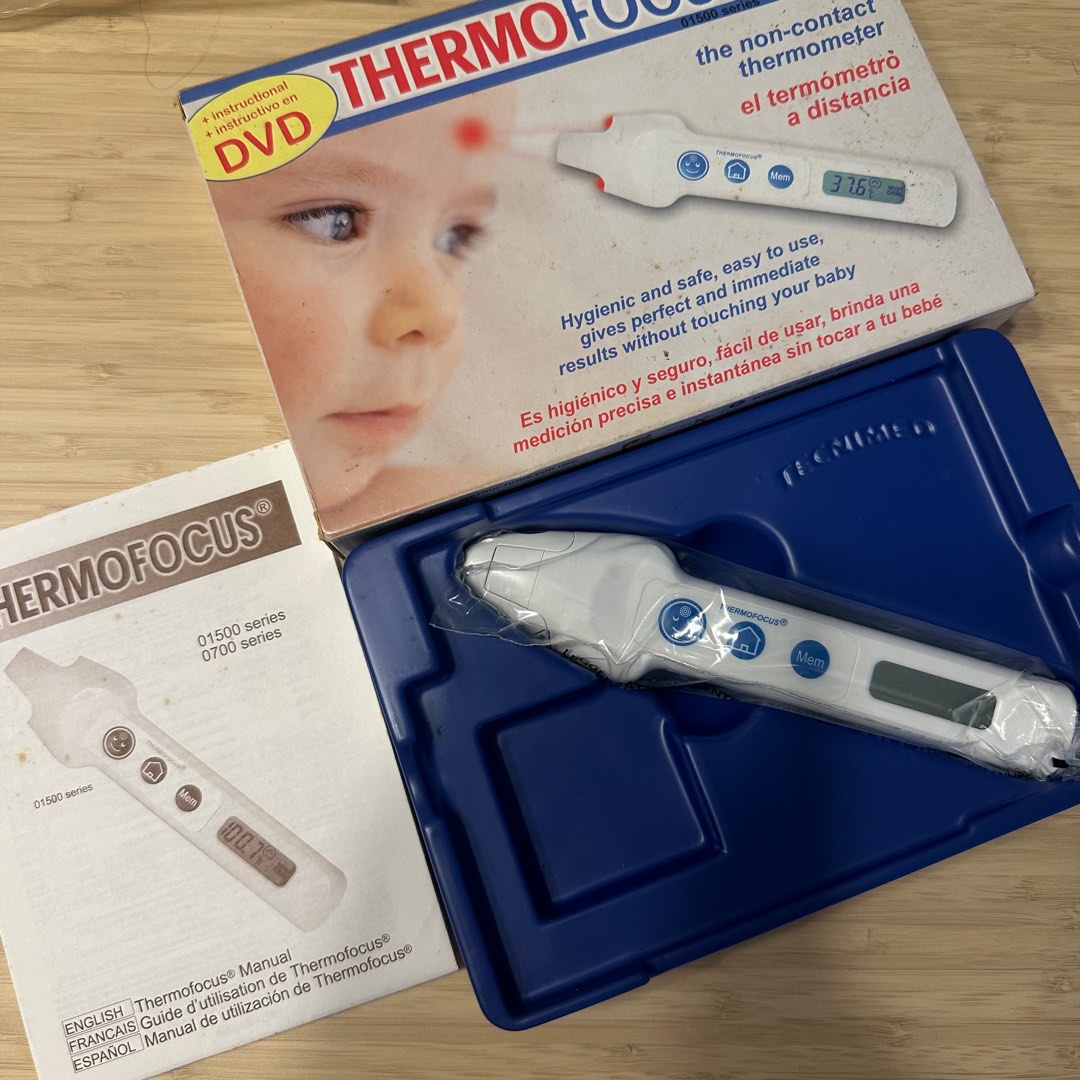 Thermometer with DVD Instructions, Health & Nutrition, Thermometers on ...