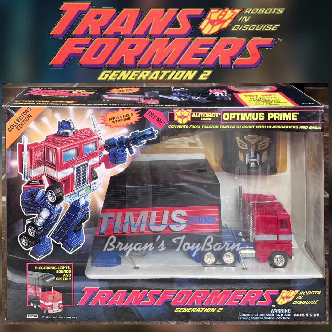 Transformers G2 Optimus Prime with Sound Box Vintage Collector’s ...