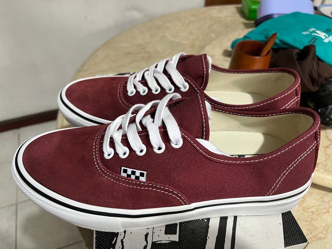 authentic maroon vans