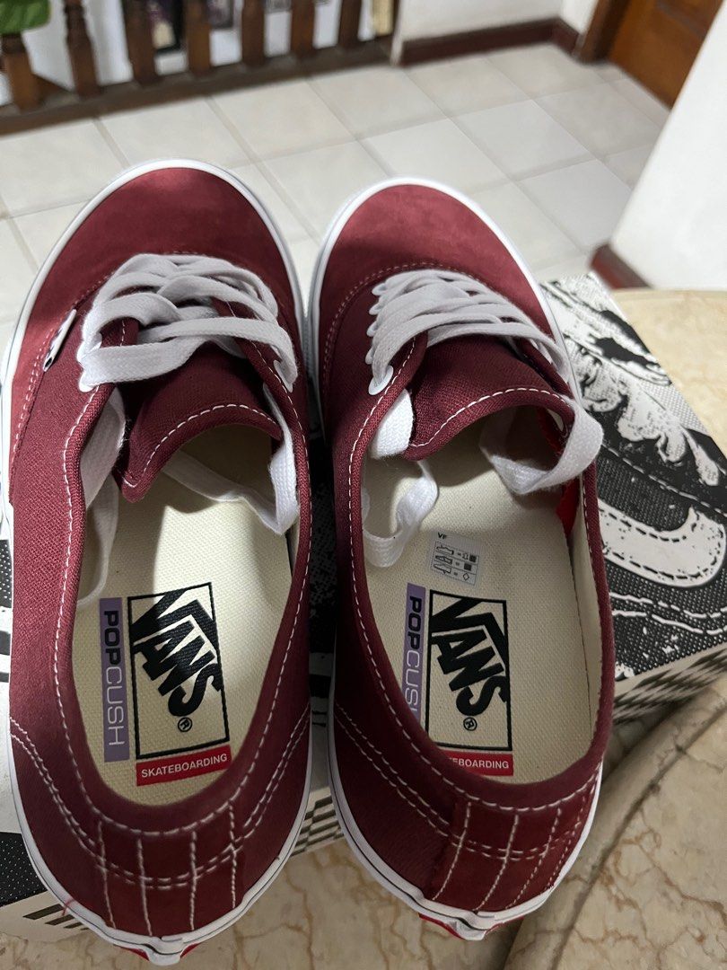 vans maroon authentic