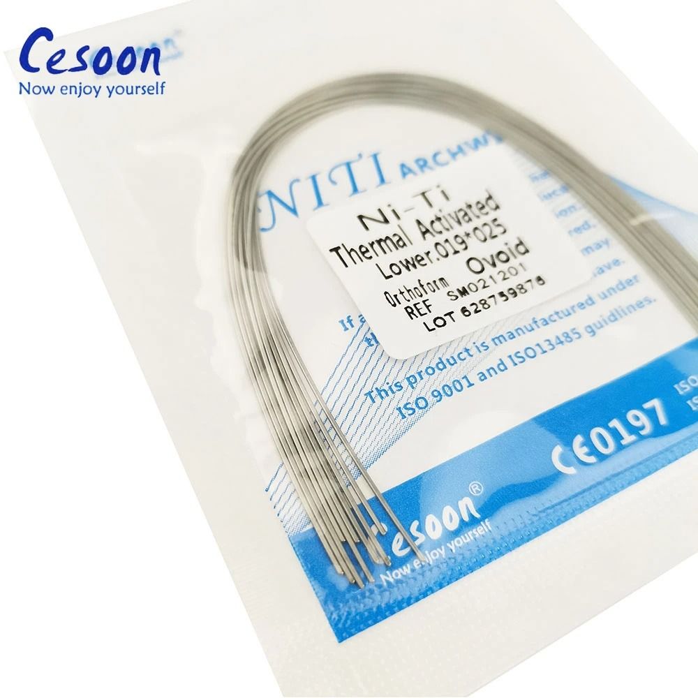 10Packs Dental Orthodontic Niti Heat Thermal Activated Arch Wires Ovoid ...