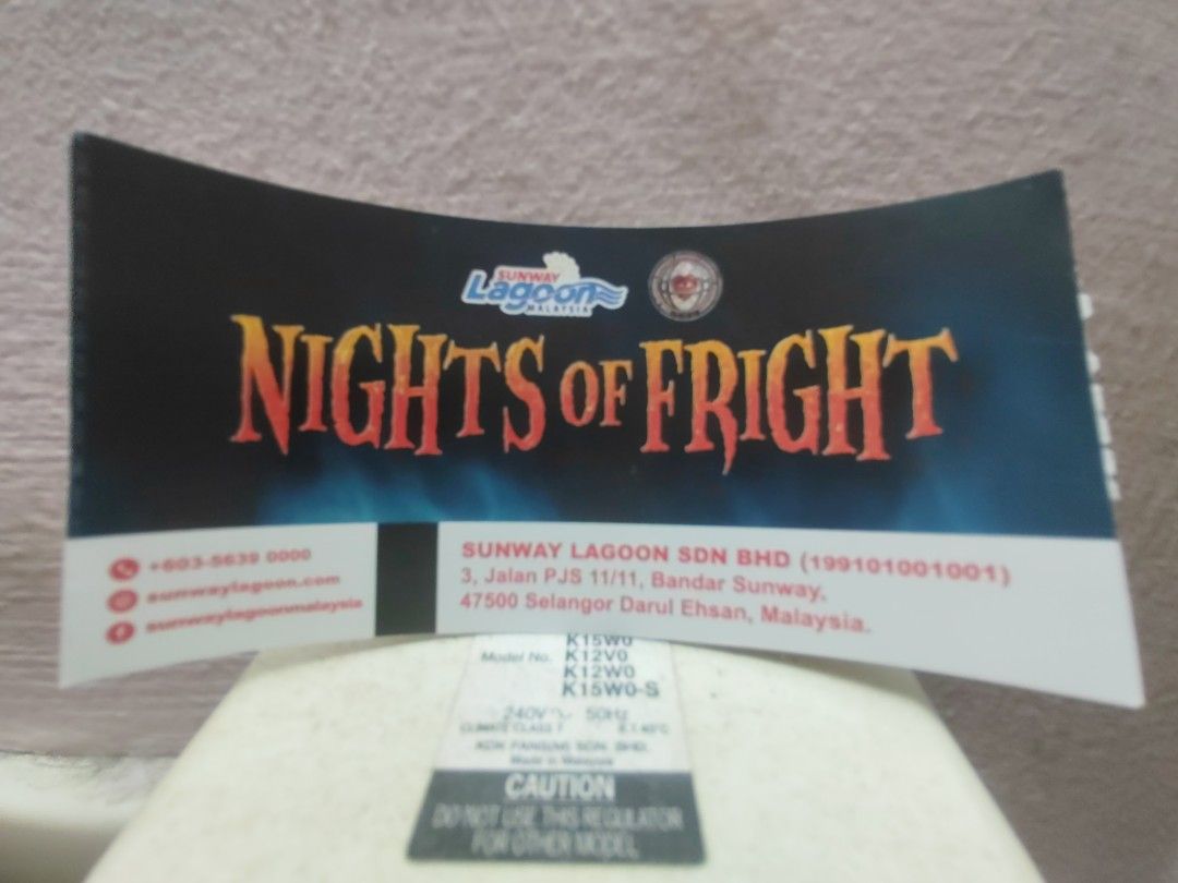 12/10 NOF 11 Xpress Pass (Night Of Frights 11 2025, Sunway Lagoon ...