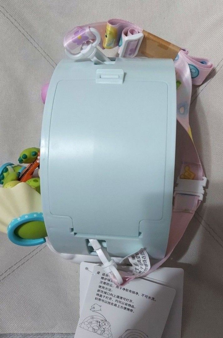 上海迪士尼樂園 Duffy and Friends Olumel Olu Mel 小海龜 龜龜 奧樂米拉 彩虹 彈結他 爆米花桶 爆谷桶 擺設 ...