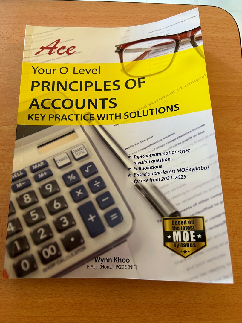 Ace Your O-Level Principles of Accounts Textbook, Hobbies & Toys, Books ...