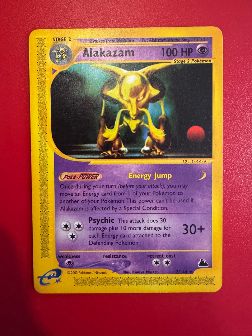 Alakazam SKYRIDGE pokemon card vintage , Hobbies & Toys, Toys & Games ...