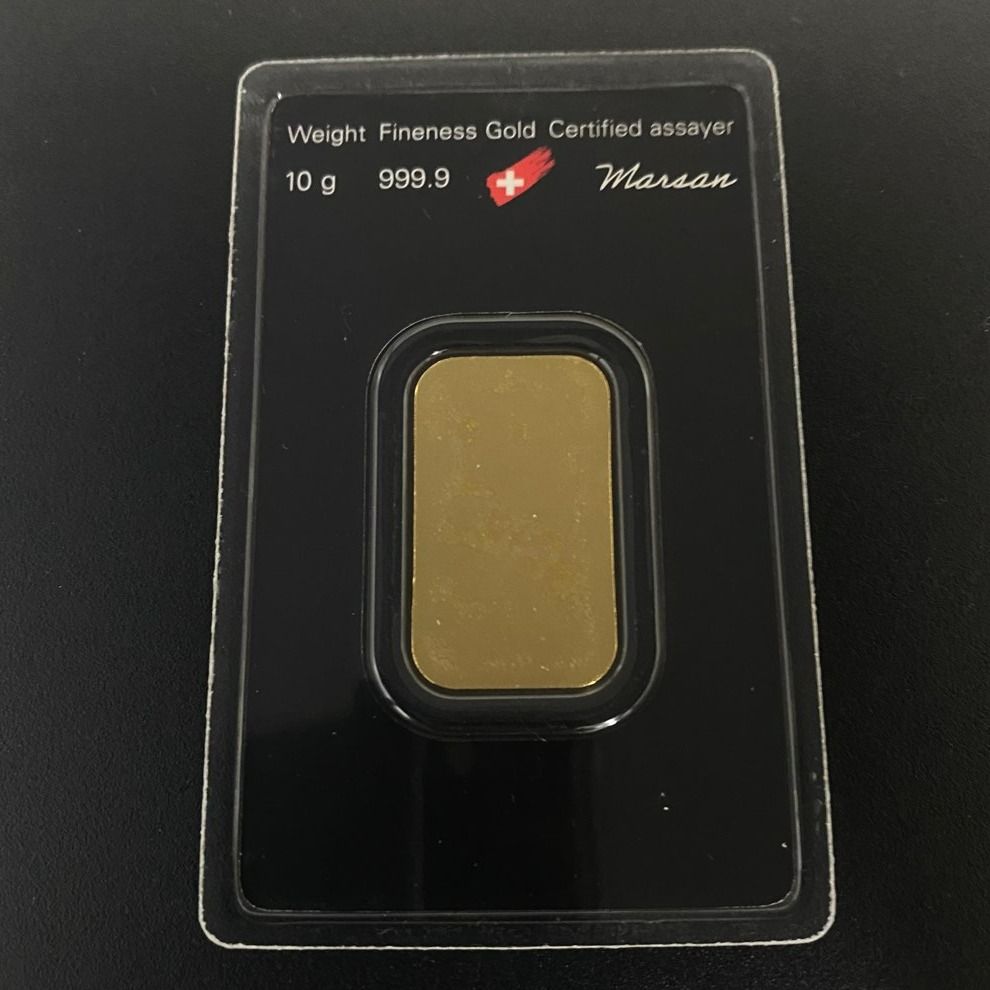 Argor Heraeus Minted Gold Bar 10 grams, Hobbies & Toys, Memorabilia ...