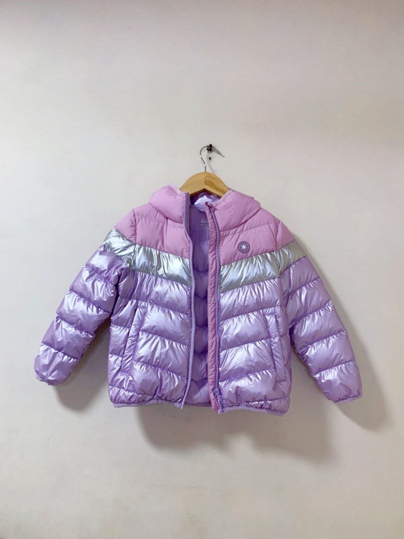 Baleno purple puffer winter jacket, Babies & Kids, Babies & Kids ...