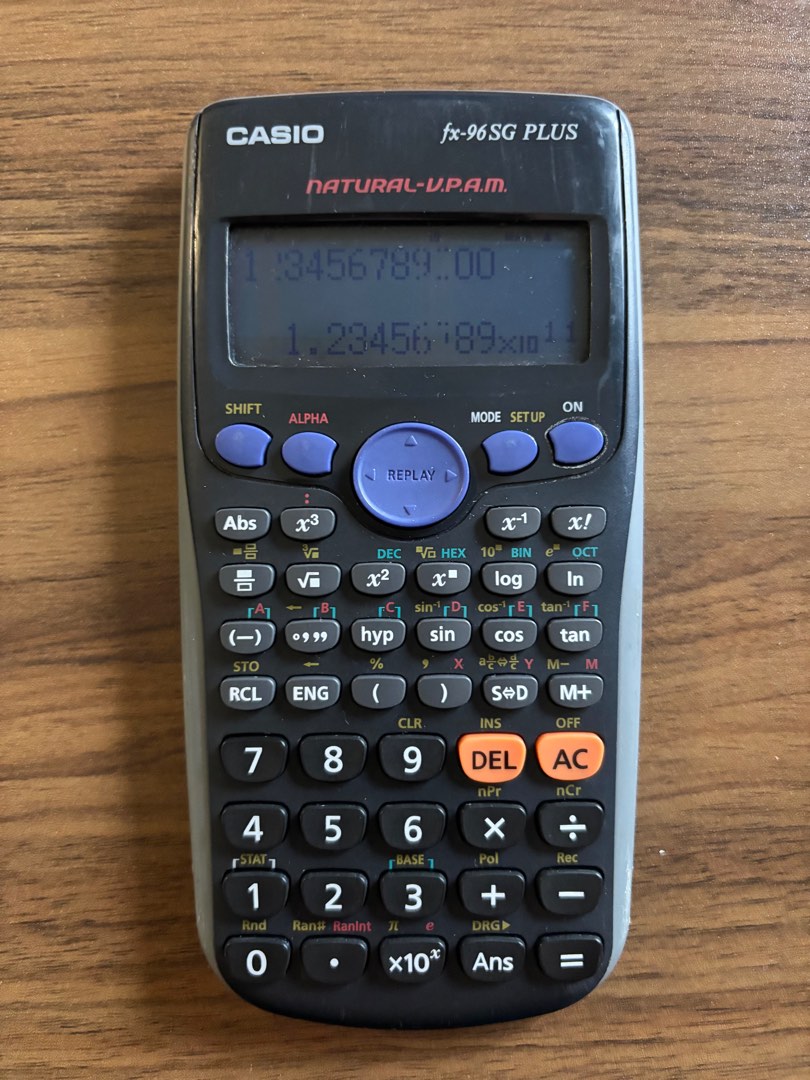 Casio fx-96SG PLUS Scientific Calculator, Hobbies & Toys, Stationery ...