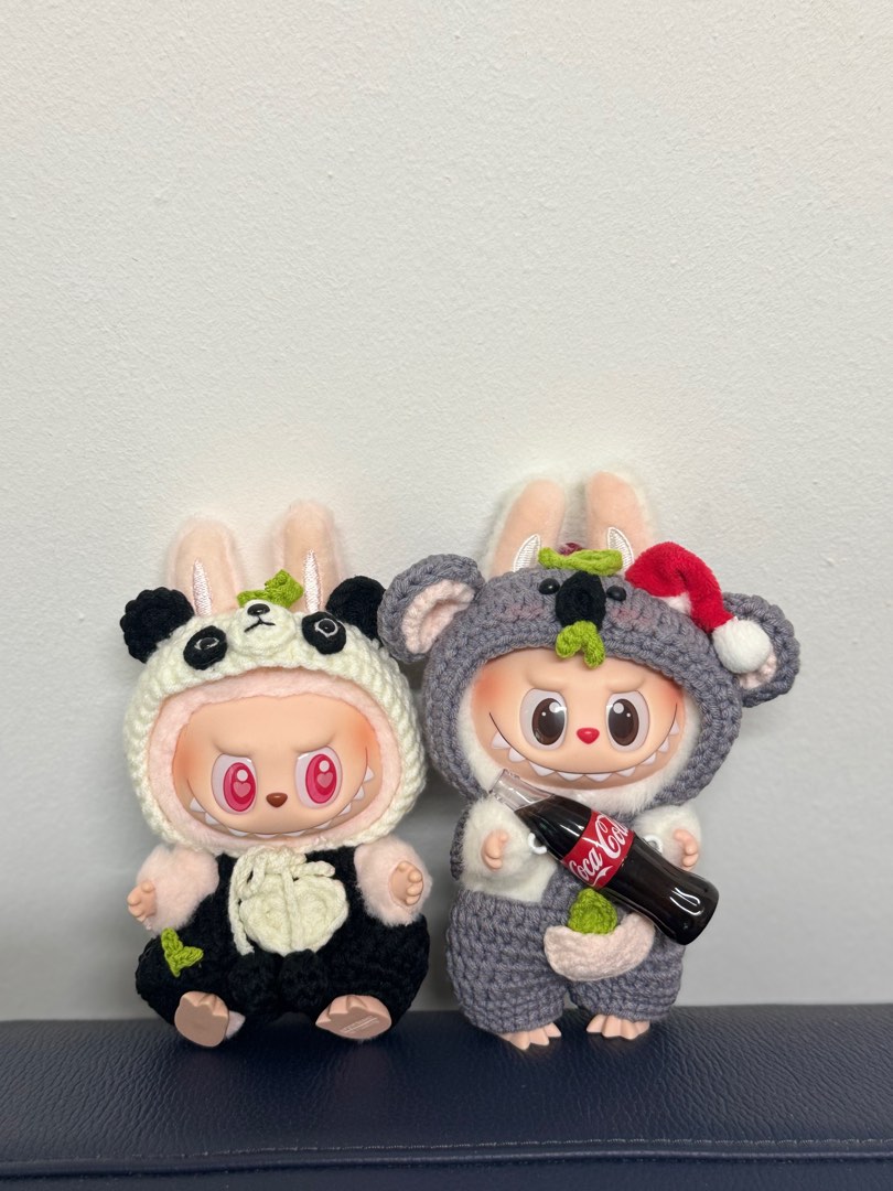 Crochet Labubu clothes Koala bamboo Panda, Hobbies & Toys, Stationery ...