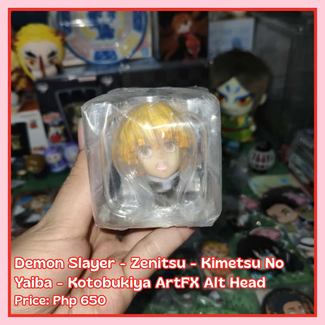 Demon Slayer - Zenitsu - Kimetsu No Yaiba - Kotobukiya ArtFX Alt Head ...