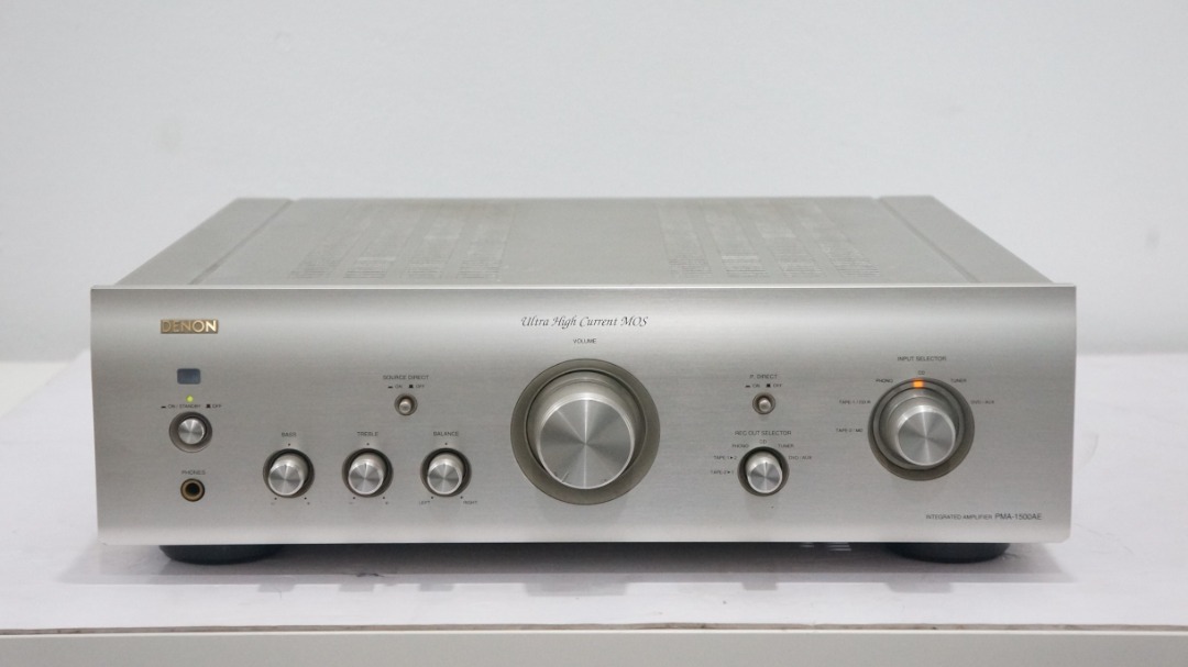 Denon PMA-1500AE Ultra High Current MOS Integrated Amplifier, Audio ...