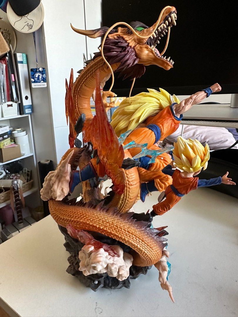 Dragonball Super Saiyan 3 Goku Gohan Goten Set Figure (26cm), Hobbies ...