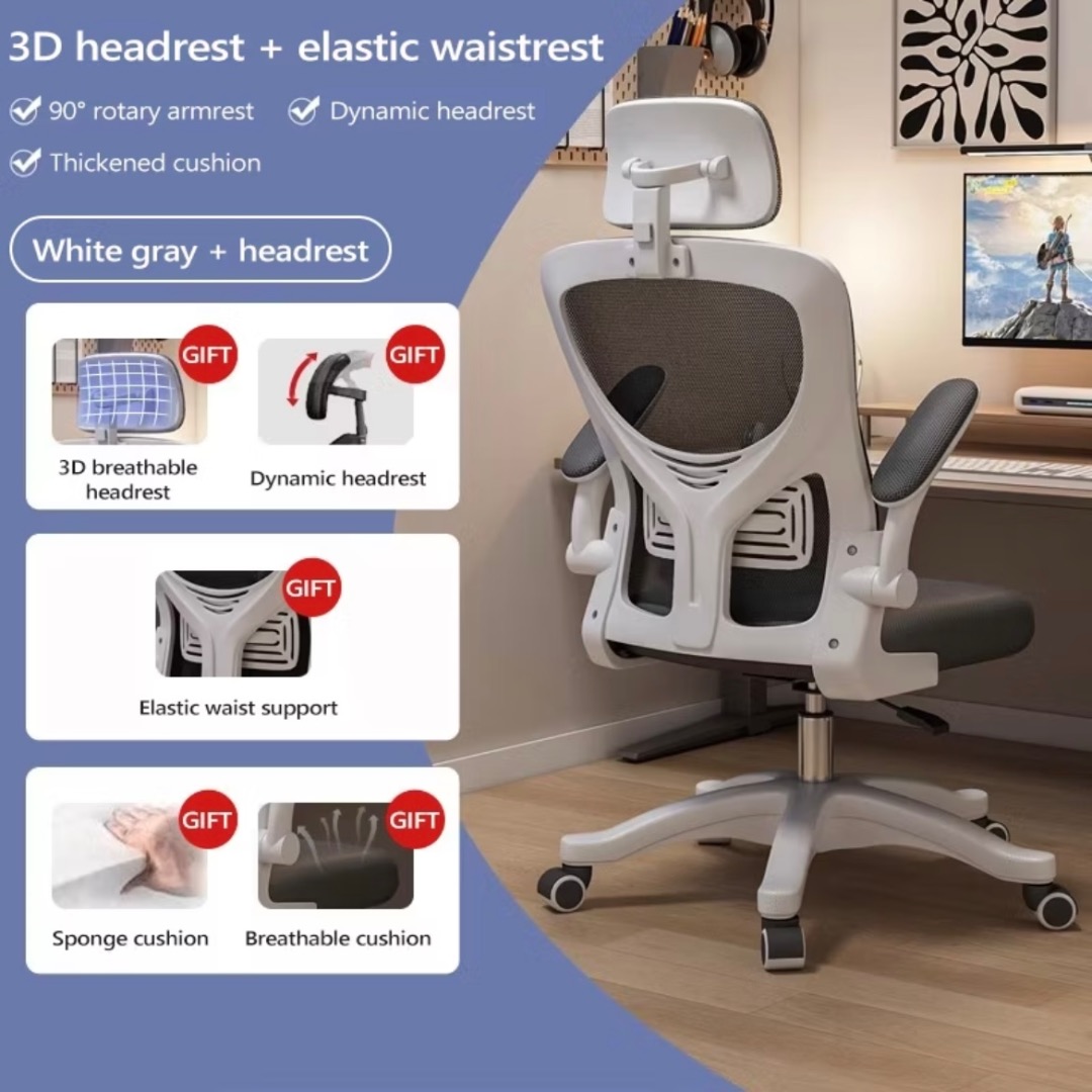 Ergonomic Executive Work Chair | Adjustable Mesh Laptop Chair | Modern ...