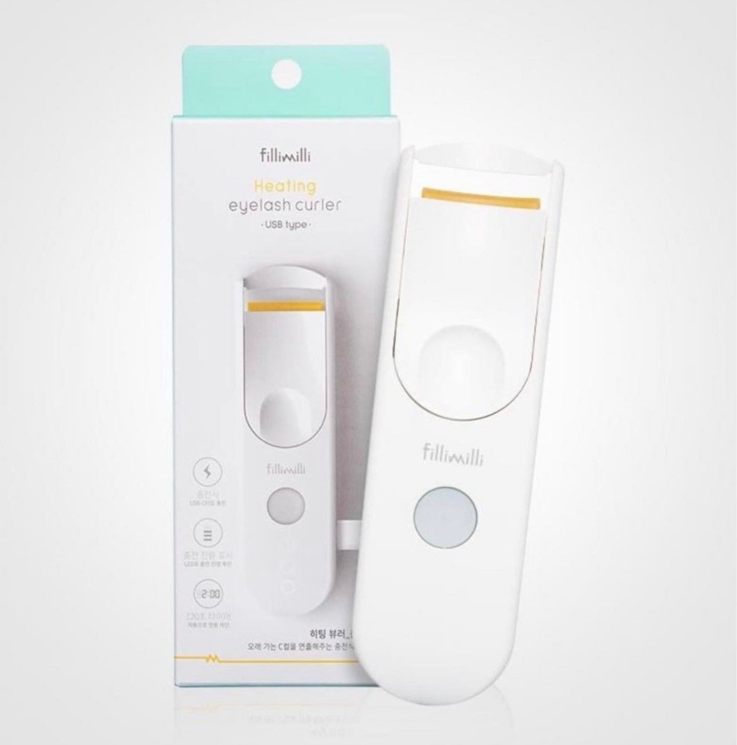 現貨｜Fillimilli Heating Eyelash Curler USB Type 第三代升級版 USB叉電電熱睫毛捲曲夾, 美容 ...