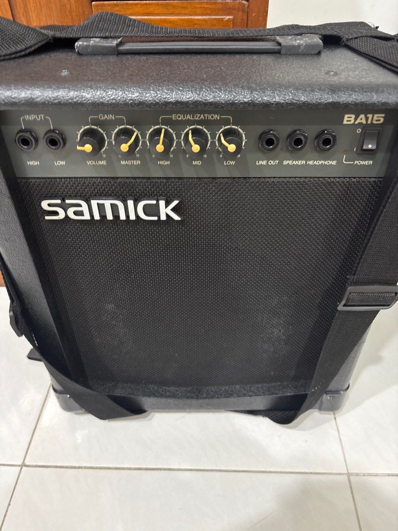 (GOOD BUY) Samick BA15 Bass Guitar Amplifier - Portable and Powerful ...