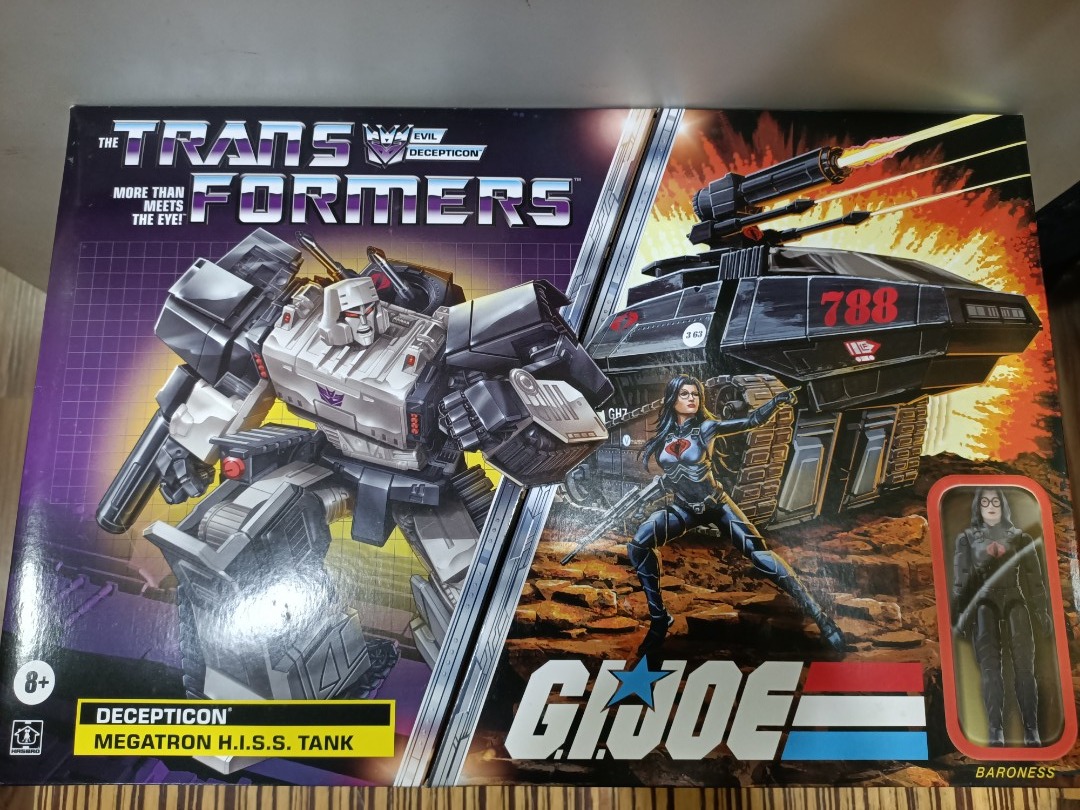 Hasbro Transformers X G.I. Joe Collaborative - Megatron H.I.S.S. Tank ...
