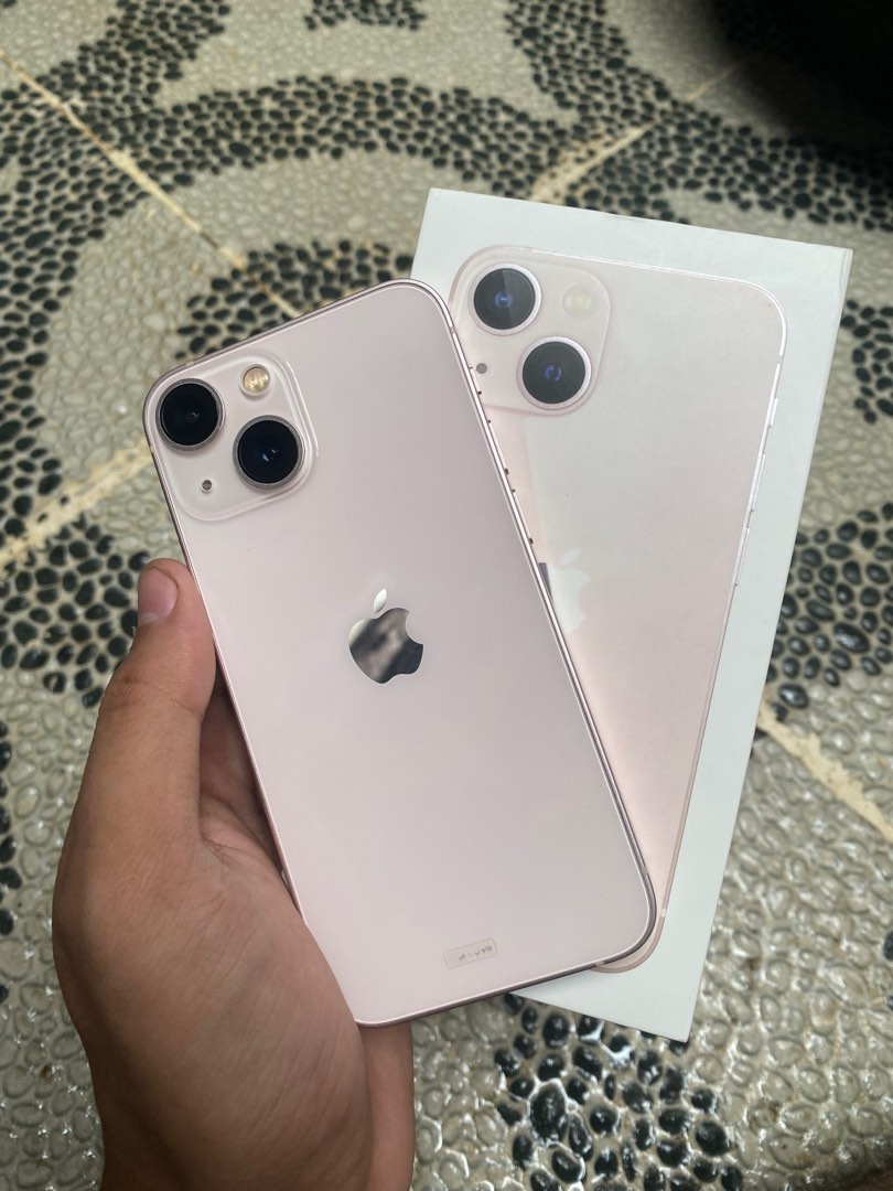 iPhone 13 Mini 128 iBox Fullset No Minus, Telepon Seluler & Tablet ...