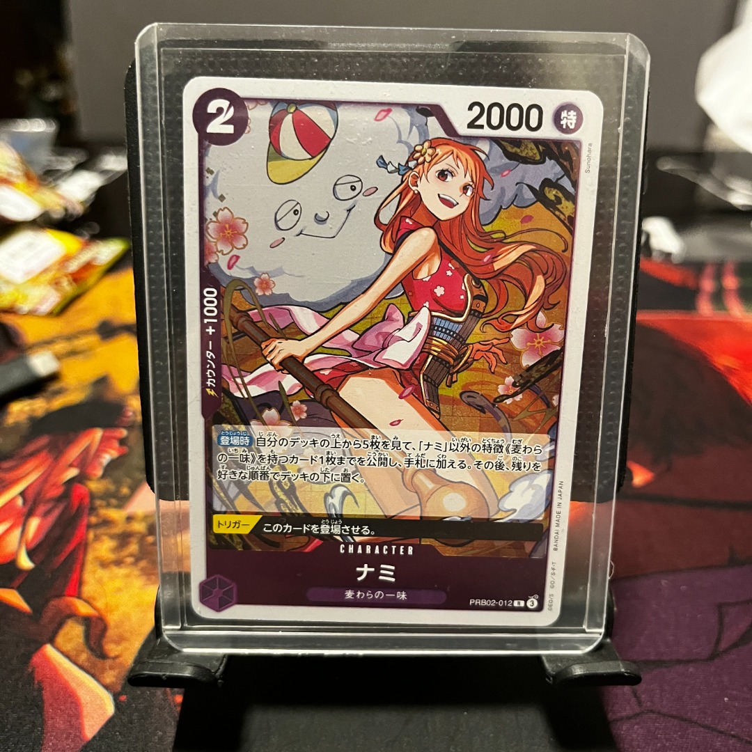[JP] PRB02-012 Nami R - One Piece OPTCG, Hobbies & Toys, Toys & Games ...