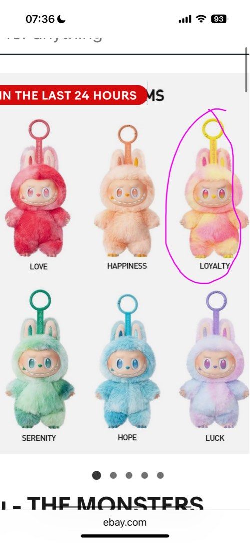 Labubu V3 original - loyalty, Hobbies & Toys, Toys & Games on Carousell