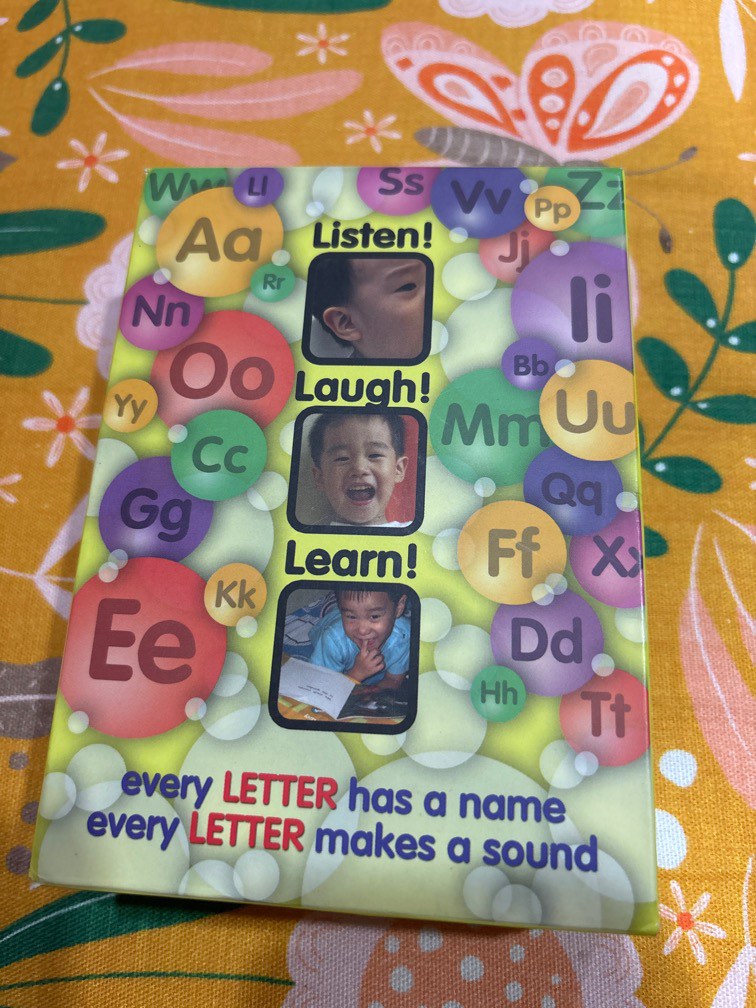 Listen! Laugh! Learn! Flash cards to learn to read, Hobbies & Toys ...