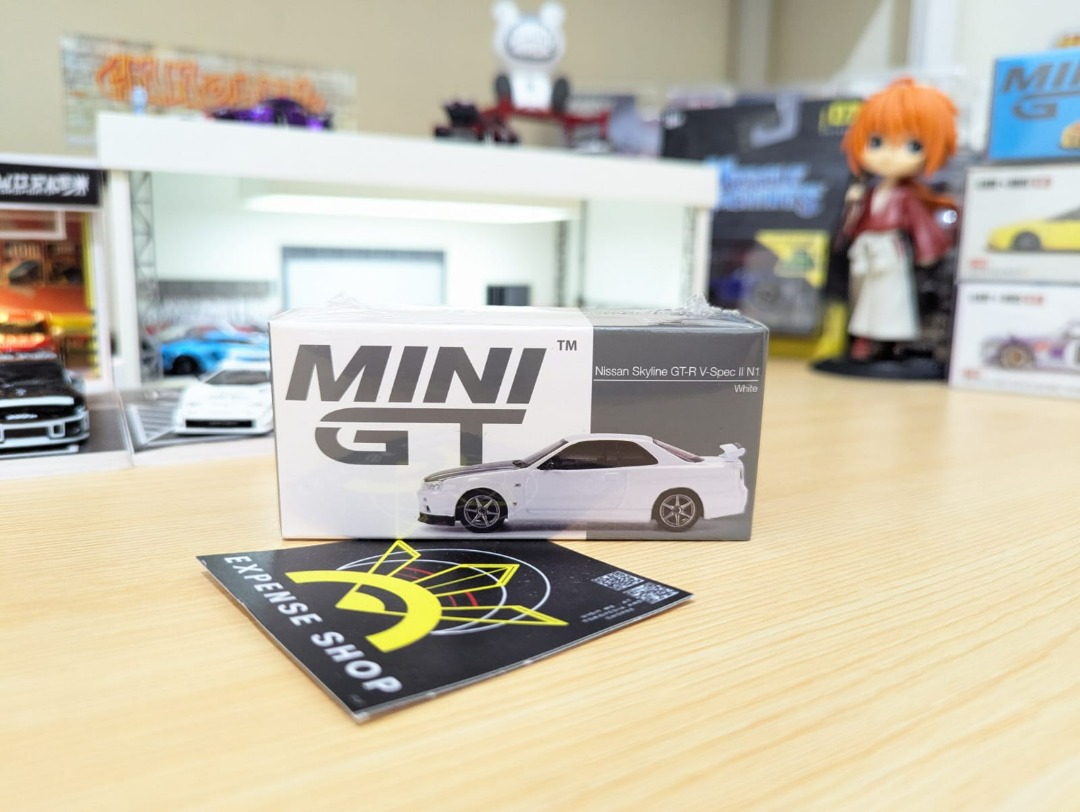 Mini GT 501 Nissan Skyline GT-R (R34) V-Spec II N1 White, Toys ...