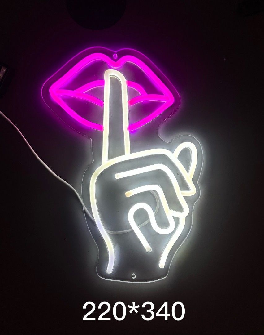 neon light sign board, Hobbies & Toys, Occasions & Party Supplies on ...
