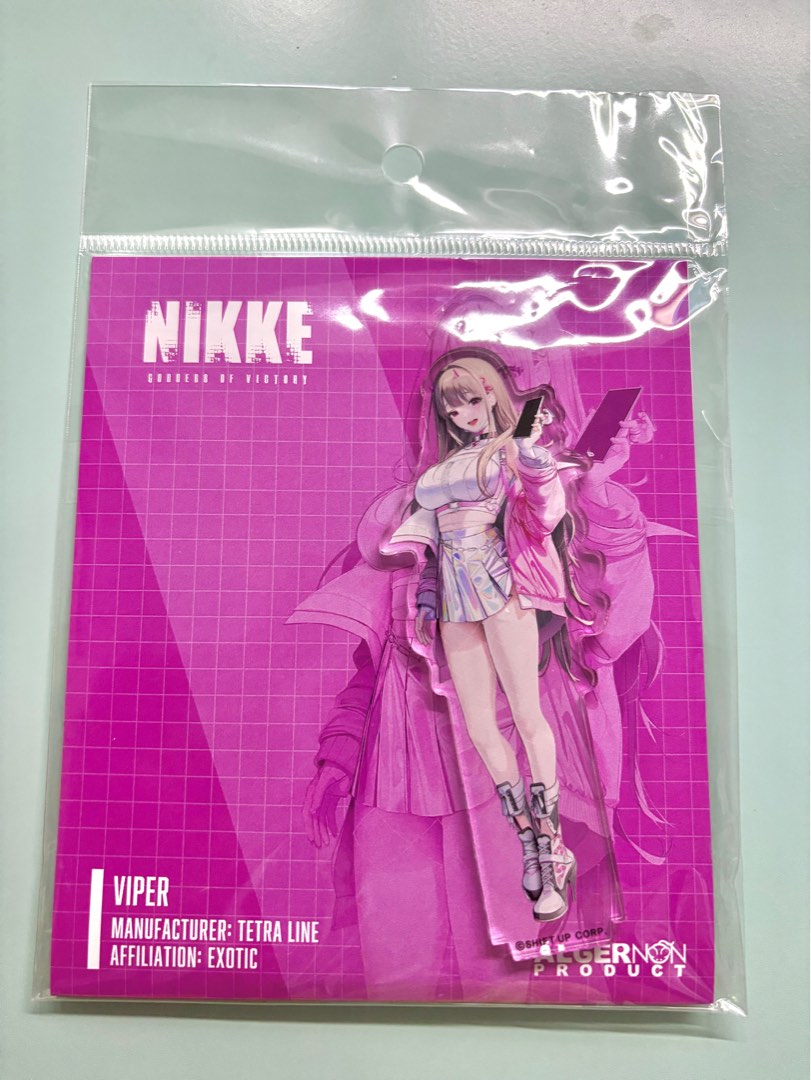 Nikke 勝利女神:妮姬 毒蛇 立牌 nikke, 興趣及遊戲, 玩具 & 遊戲類 - Carousell