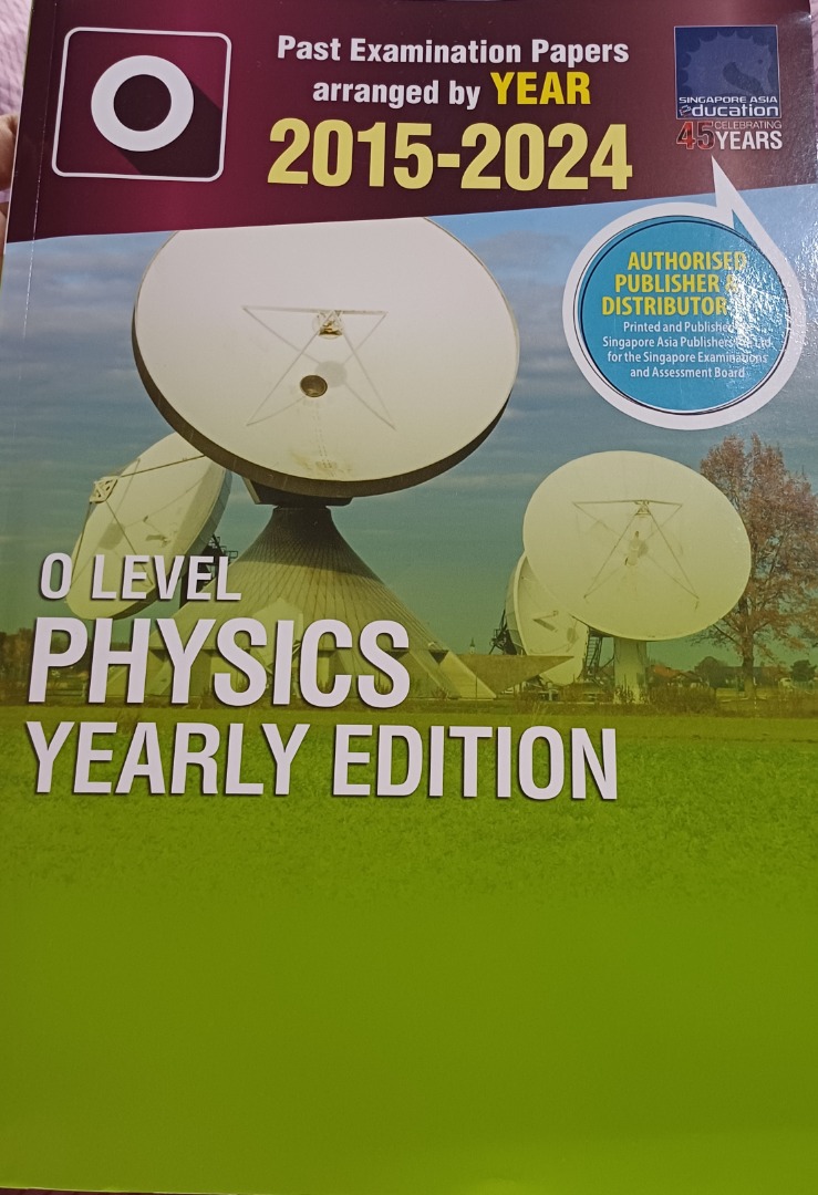 O level Pure Physics Ten Year Series (TYS) NEW, Hobbies & Toys, Books ...