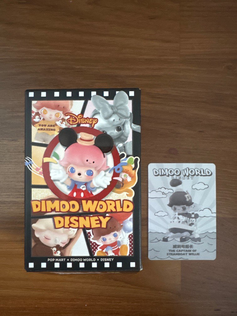 Popmart Dimoo World Disney Secret - Captain of Steamboat Willie ...