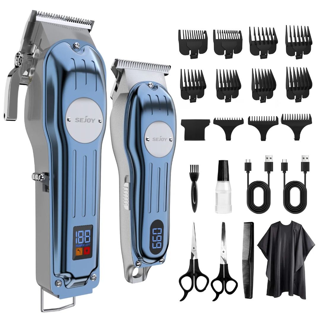 Professional Combo Kits Hair Clipper Electric Powerful Hair Trimmer For ...