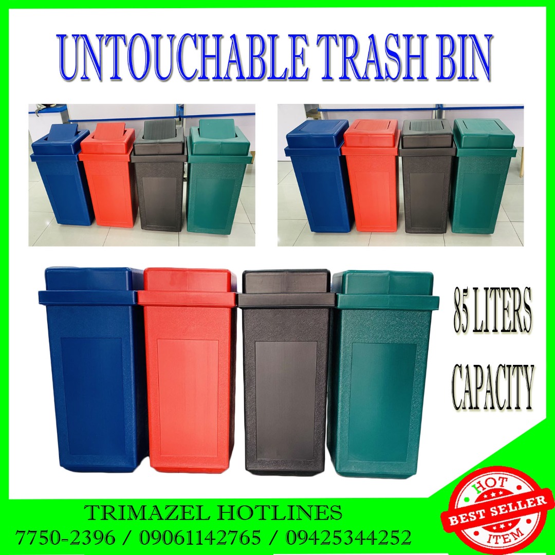 ROLLER KING TRASHBIN/ ROLLER TRASHBIN/ DUST TRASHBIN/ TROLLING TRASHBIN ...