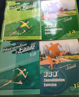 Secondary Mathematics in focus 1a 1b, 興趣及遊戲, 書本 & 文具, 教科書 - Carousell