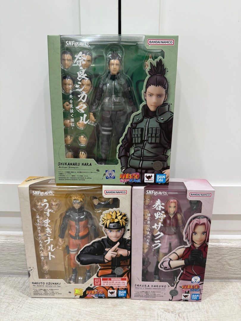 SHF Sakura Haruno Uzumaki Naruto Shikamaru Nara Shippuden SHFiguarts SH ...