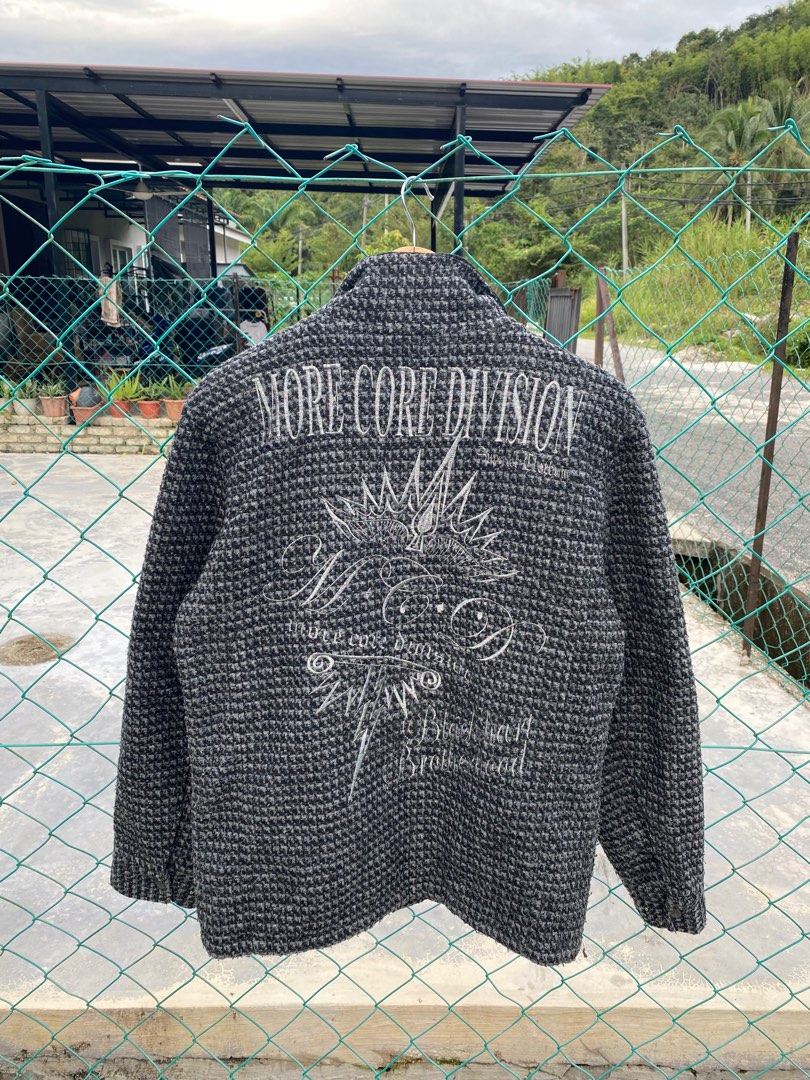 Vintage More core division MCD punk rock surf quilted jacket, Men's ...