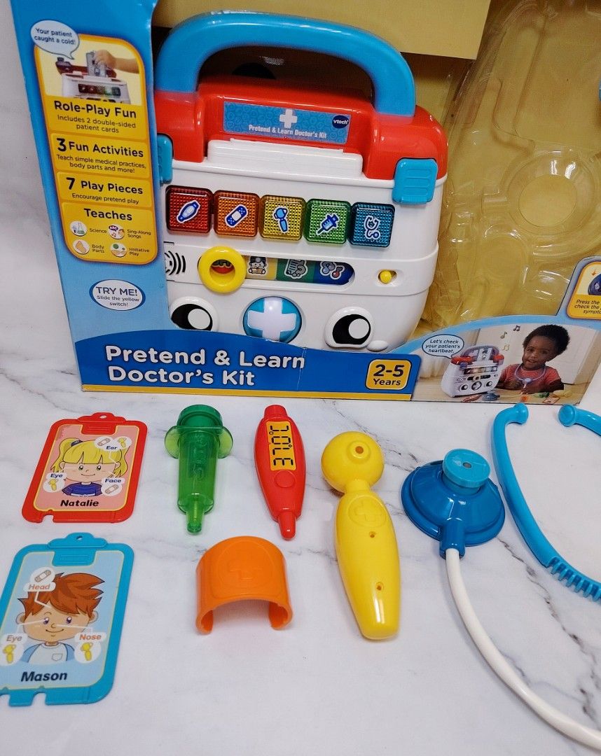 Vtech doctor's kit pretend $ discover role play, Hobbies & Toys, Toys ...