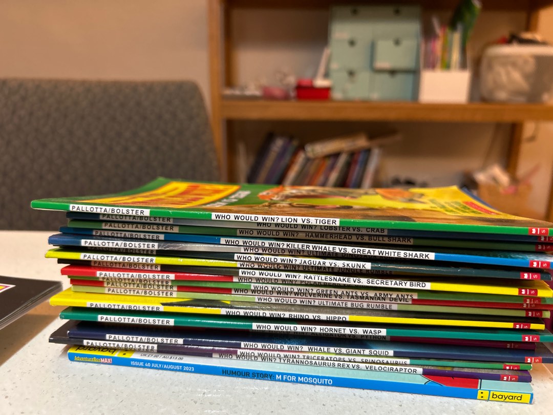 Who Would Win? Series - Various Titles 21 books, Hobbies & Toys, Books ...