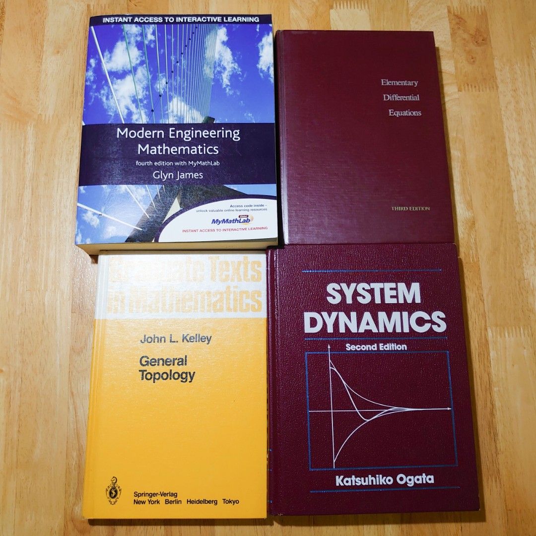 $5 each. Mathematics. Topology. System Dynamics. Differential equations ...