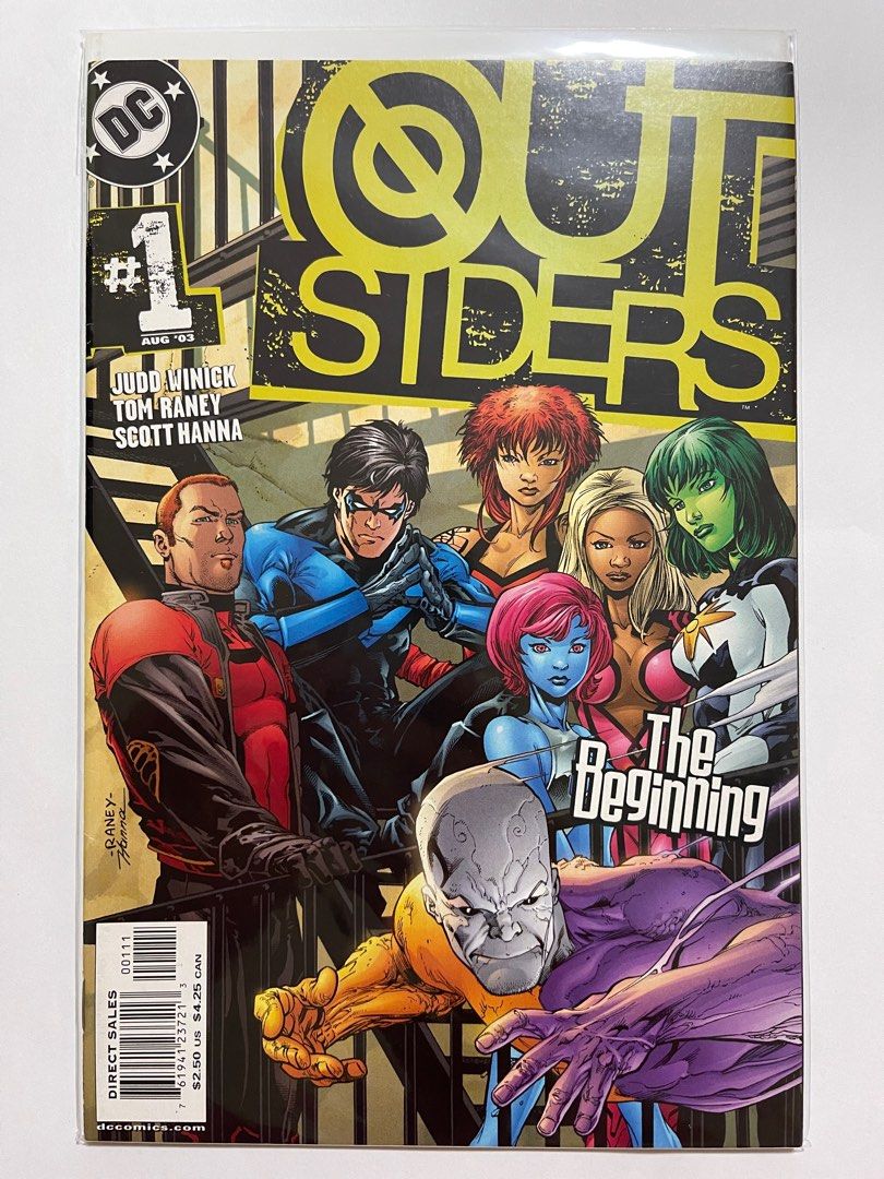 ⚡ Outsiders #1 Comic – The Beginning (DC, 2003), Hobbies & Toys, Books ...