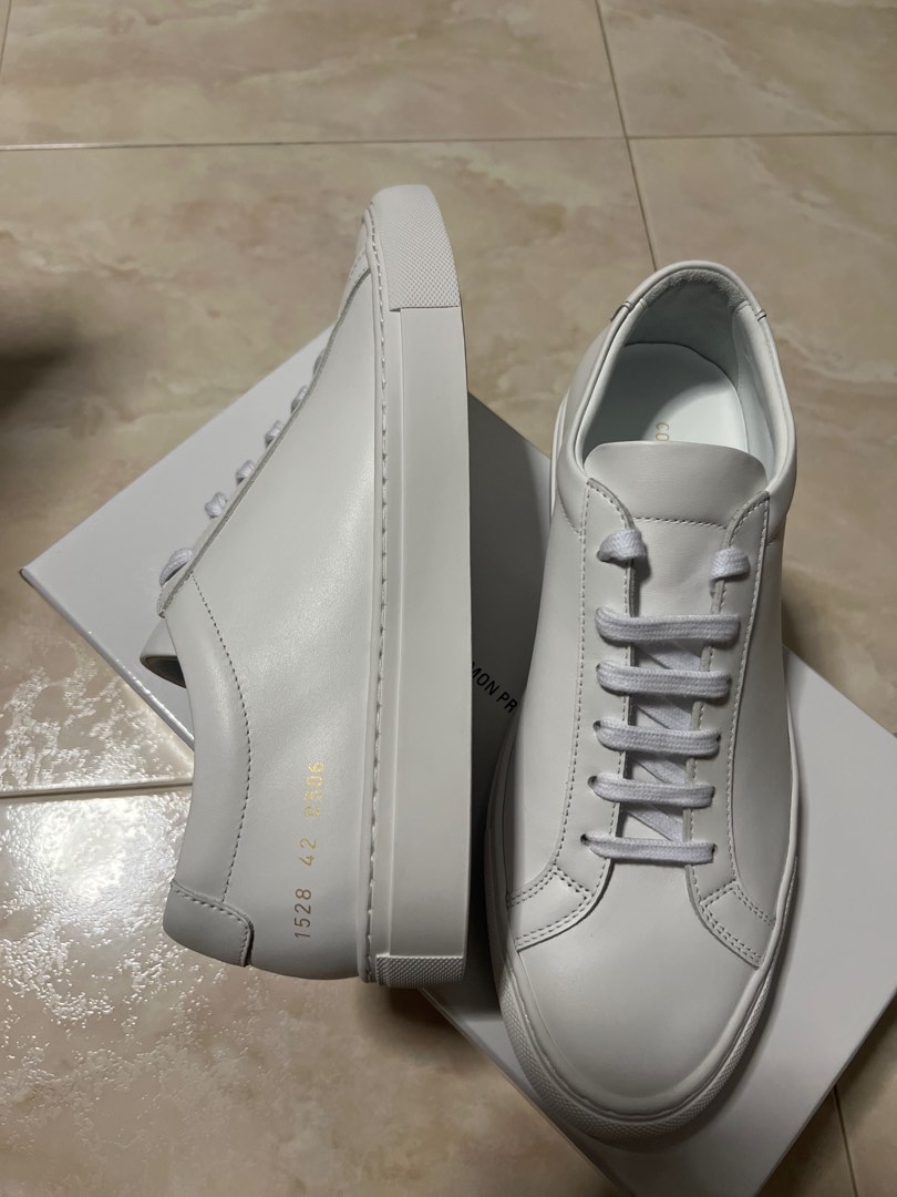 Common Projects Achilles Low White Sneakers, Men's Fashion, Footwear ...